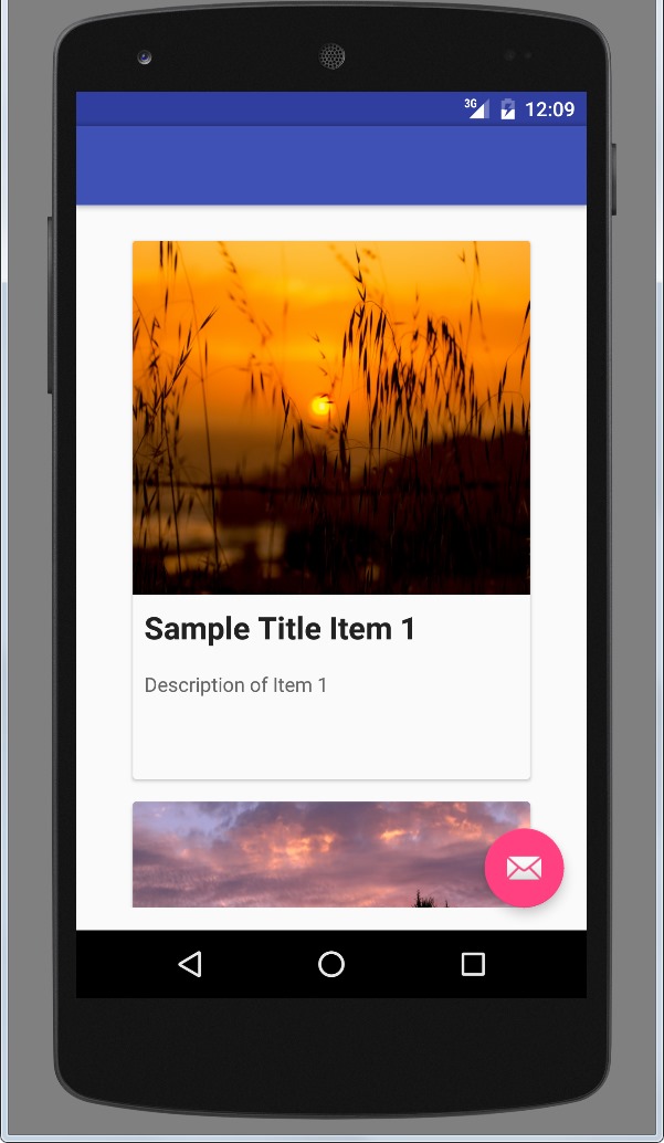 Android CardView and RecyclerView Example Android CardView and RecyclerView Example